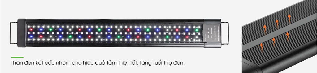 Bộ đèn LED thủy sinh đổi màu Rạng Đông [NO-RD-TS01.RGB] 24W-60W - Đèn ...