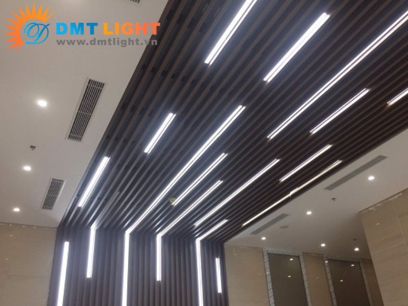 Đèn Led thanh âm trần là gì? Cấu tạo đèn Led thanh nhôm âm trần