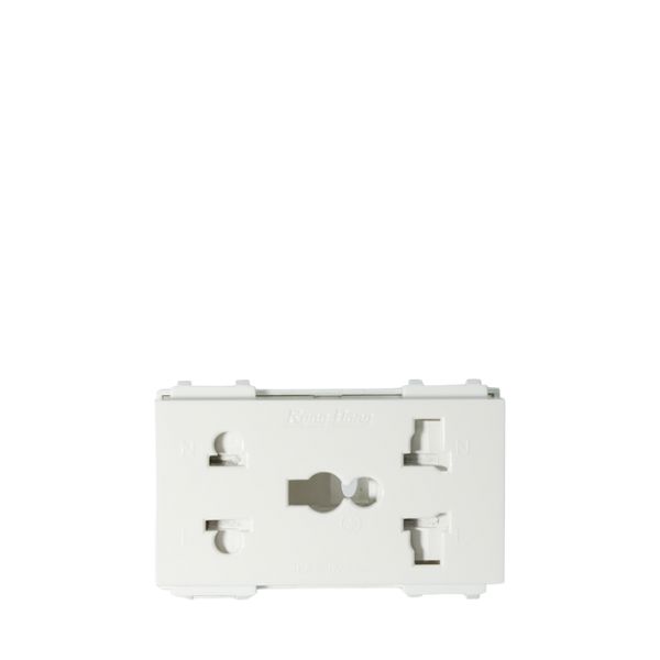 Hạt ổ cắm âm tường Rạng Đông OC-RD-HOC05-2C/16A - Đèn Led DMT Light